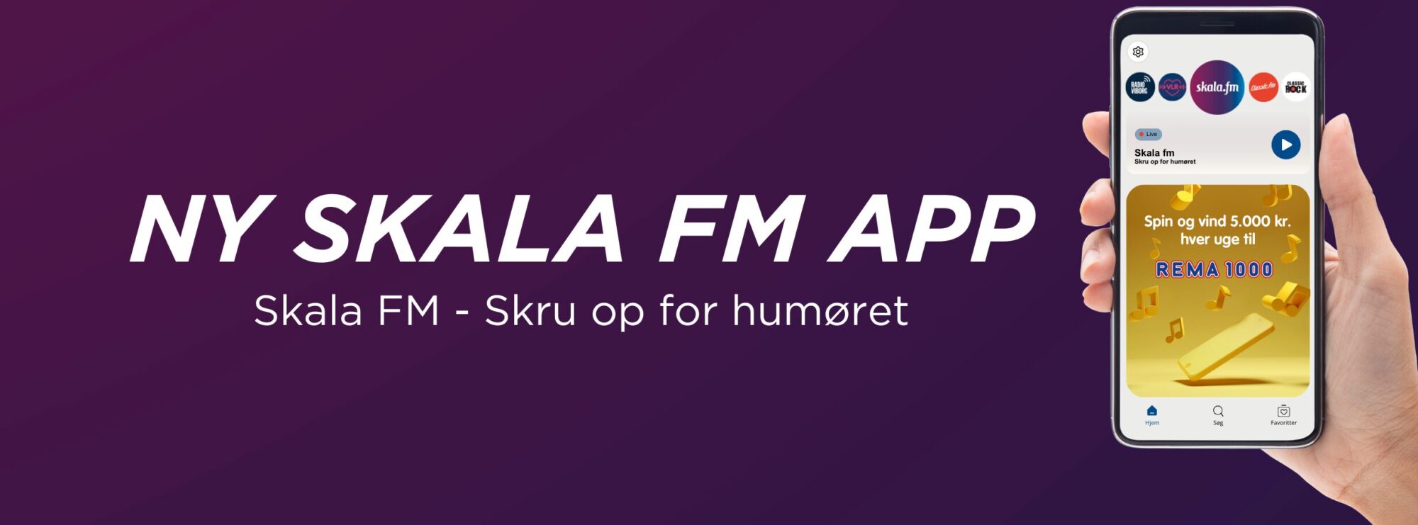 Skala FM har fået ny app – SkalaFM